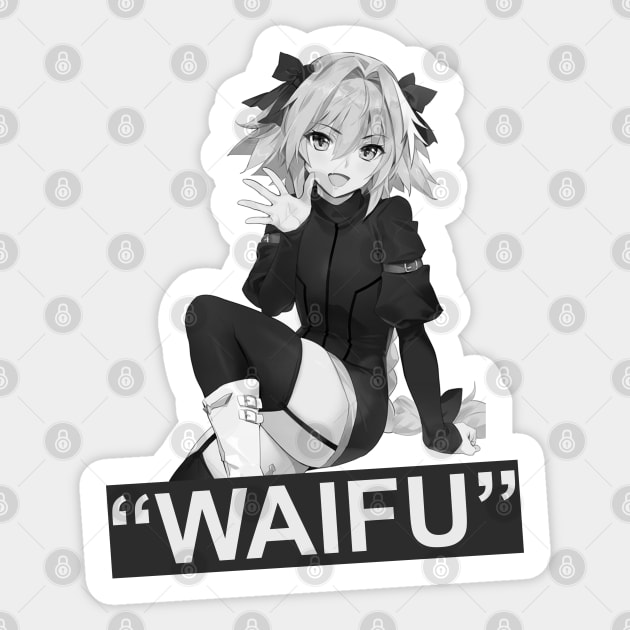 Fate Astolfo Waifu Anime Sticker Teepublic